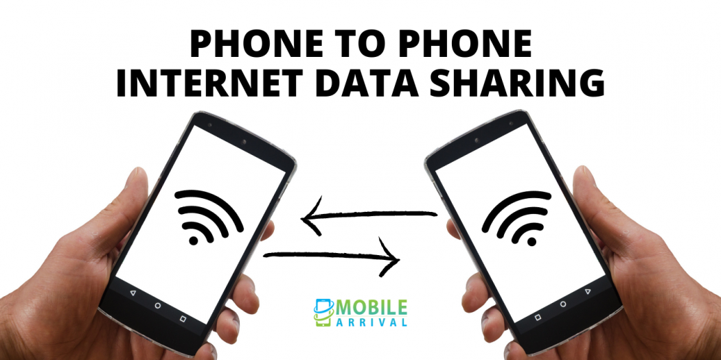 Share the Internet From One Mobile Phone to Another